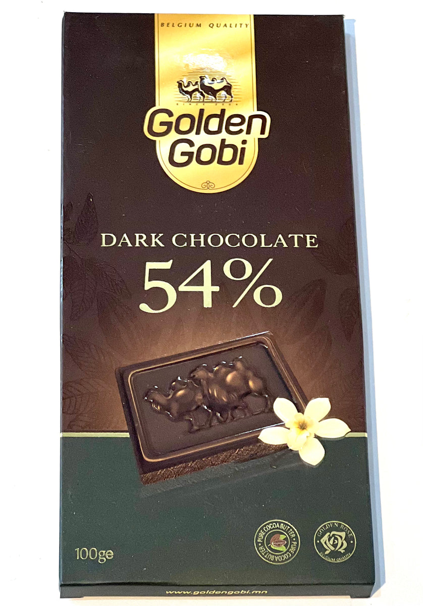 Golden Gobi Dark Choco 54% 100g – Mongol Shop